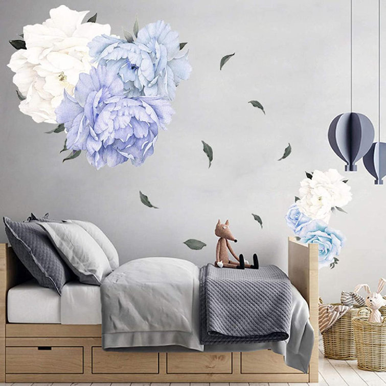 House of Hampton® Removable Flowers Wall Decal | Wayfair