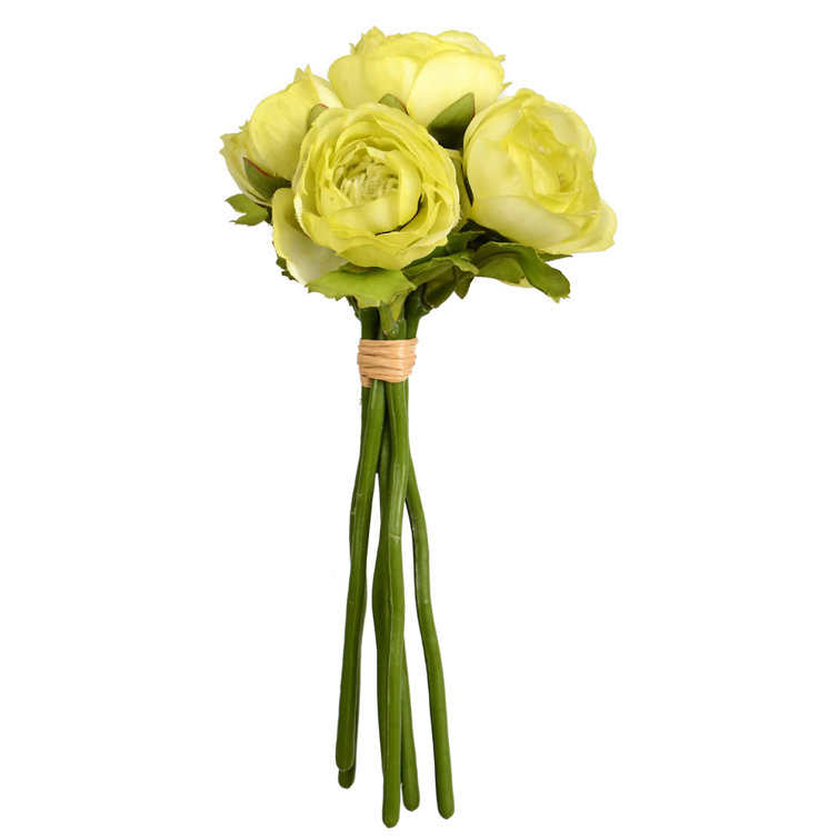 Primrue Artificial 9" Mini Ranunculus Spray | Wayfair