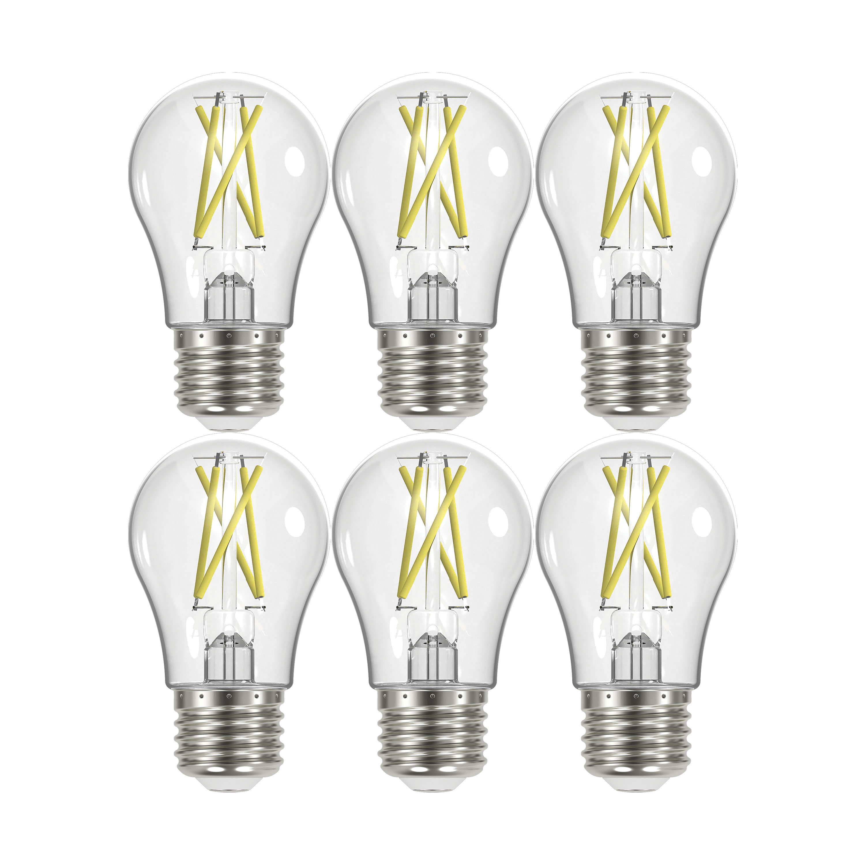 Satco 8.2 Watt (60 Watt Equivalent), A15 LED, Dimmable Light Bulb, Warm ...