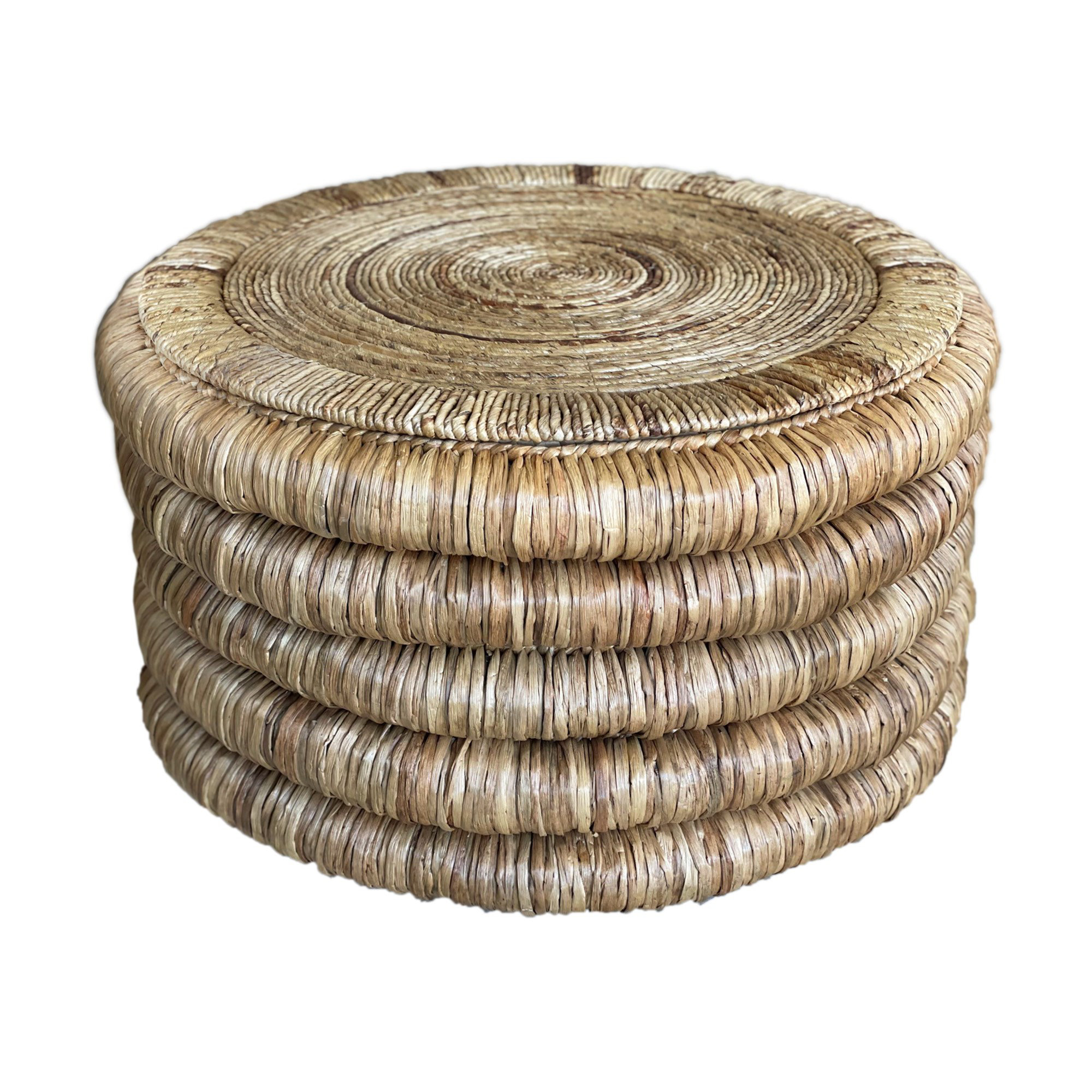 Woven Sol Coffee Table In Water Hyacinth | Perigold