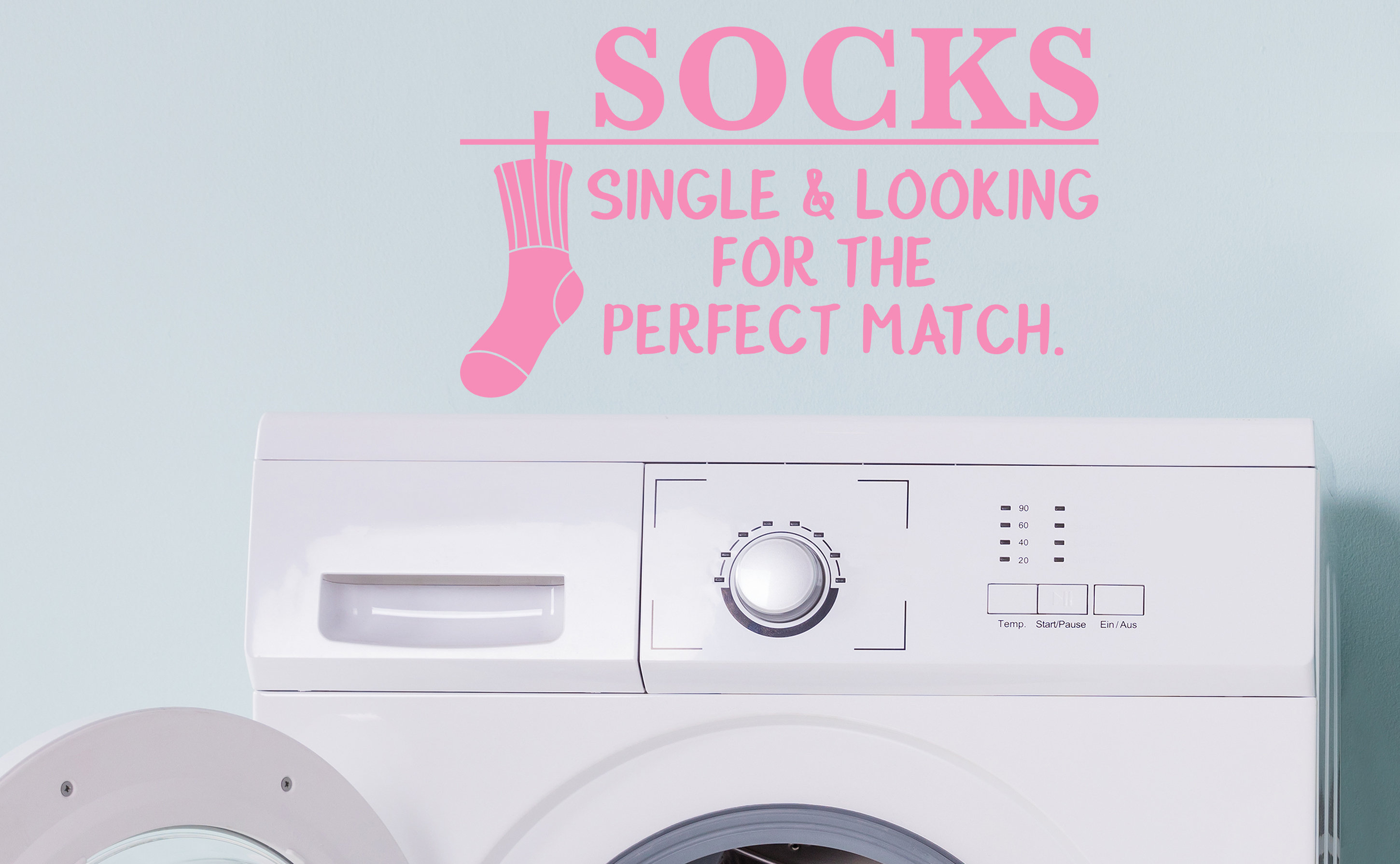 Trinx Laundry Decals Wall Decal | Wayfair