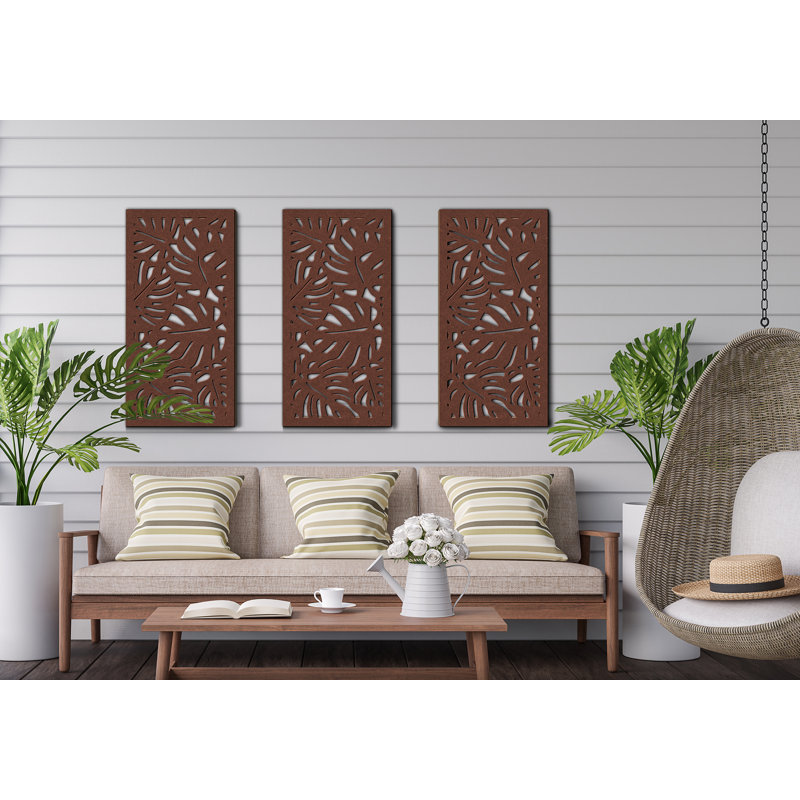 DESIGN-VU Tropics Decorative Privacy Panel | Wayfair