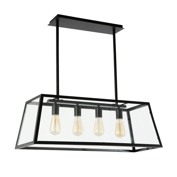 Gracie Oaks Asaru 4 - Light Kitchen Island Linear Pendant & Reviews ...