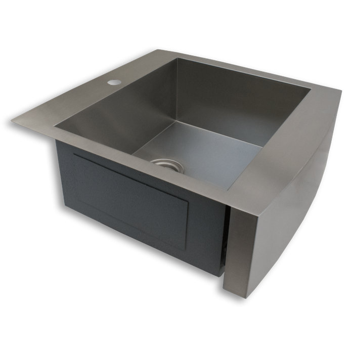 Alpha International Top Mount Apron Front 24" Farmhouse/Apron Kitchen ...