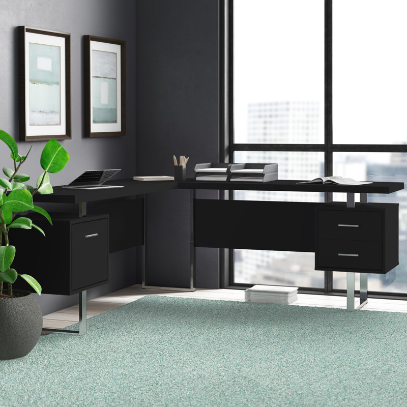 Upper Square™ Computer Desk, Home Office, Corner, Storage Drawers, 70"L ...