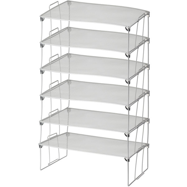 Rebrilliant Feldman Stackable Mesh Shelving Rack & Reviews | Wayfair