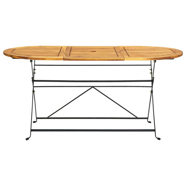 Williston Forge Midfield Folding Wooden Dining Table | Wayfair.co.uk