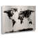 Wrought Studio Abstract Map by Michael Tompsett - Print on Metal | Wayfair