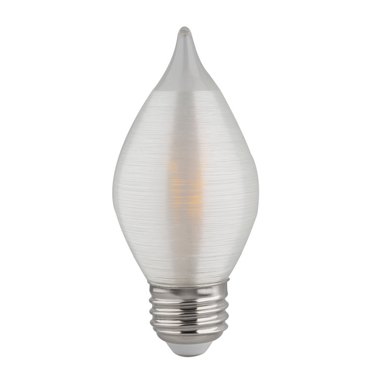 Satco 4 Watt (40 Watt Equivalent), C15 LED, Dimmable Light Bulb E26 ...
