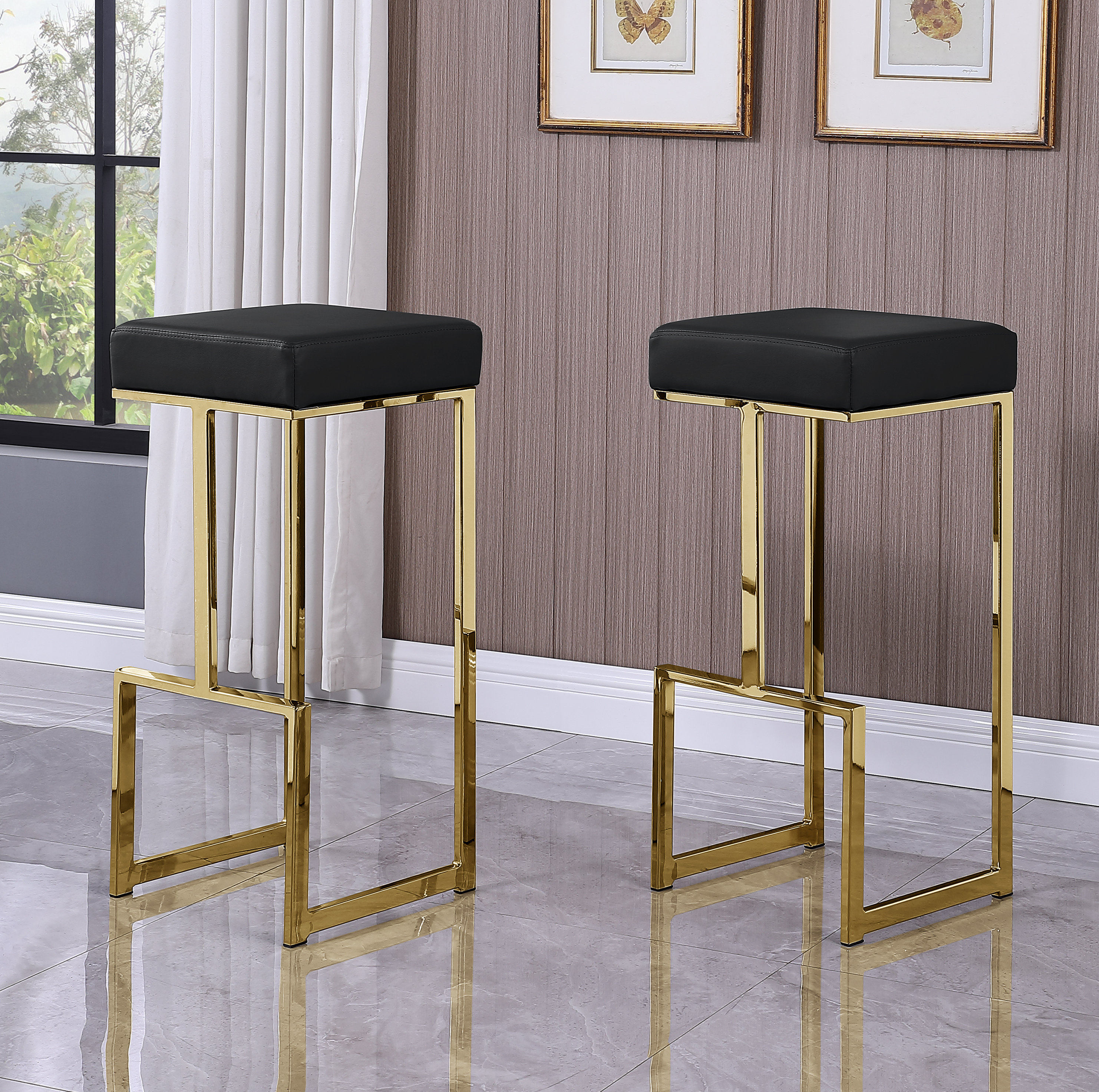 Everly Quinn Jochebed Counter & Bar Stool & Reviews | Wayfair