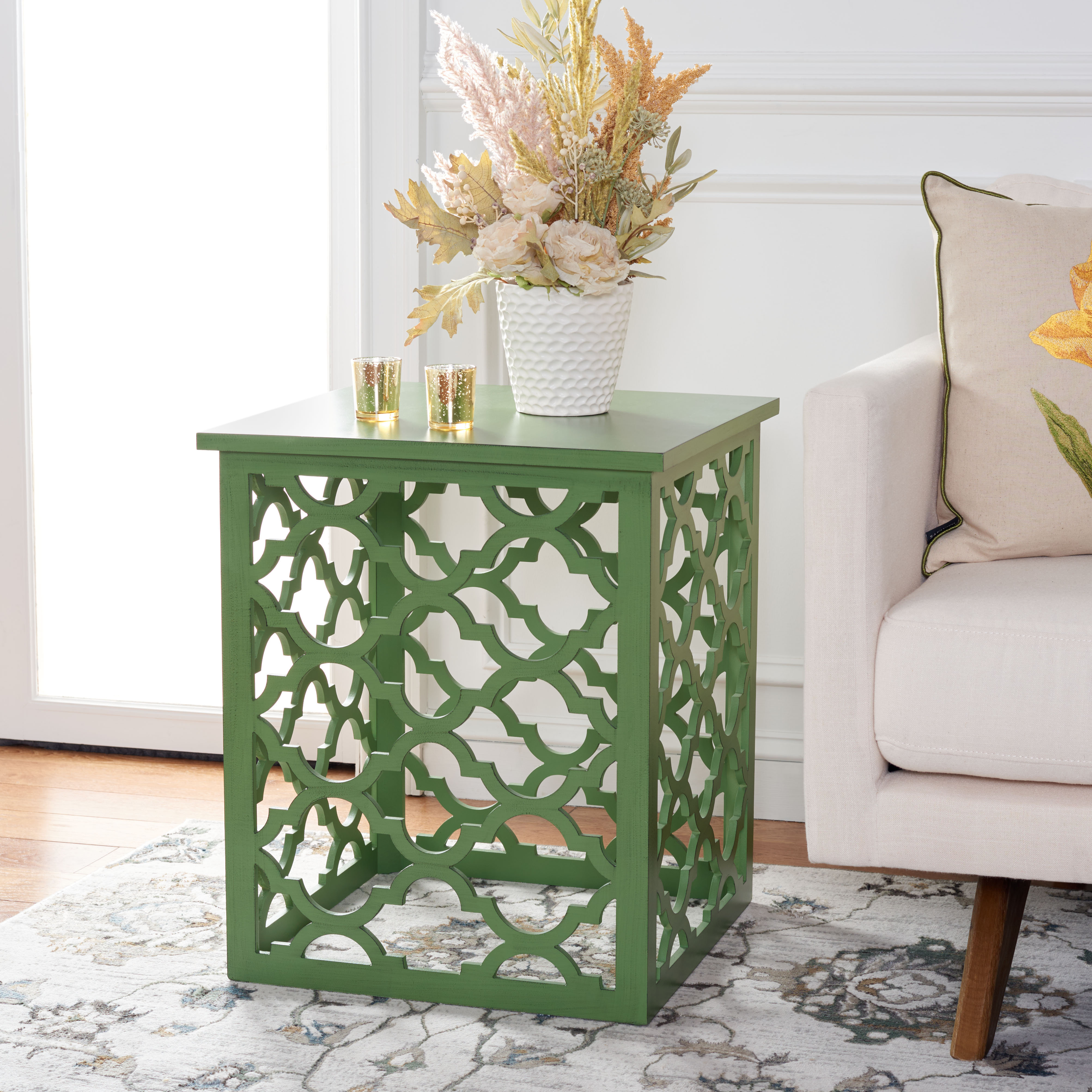 Bungalow Rose 22.5'' Tall Sled End Table & Reviews | Wayfair
