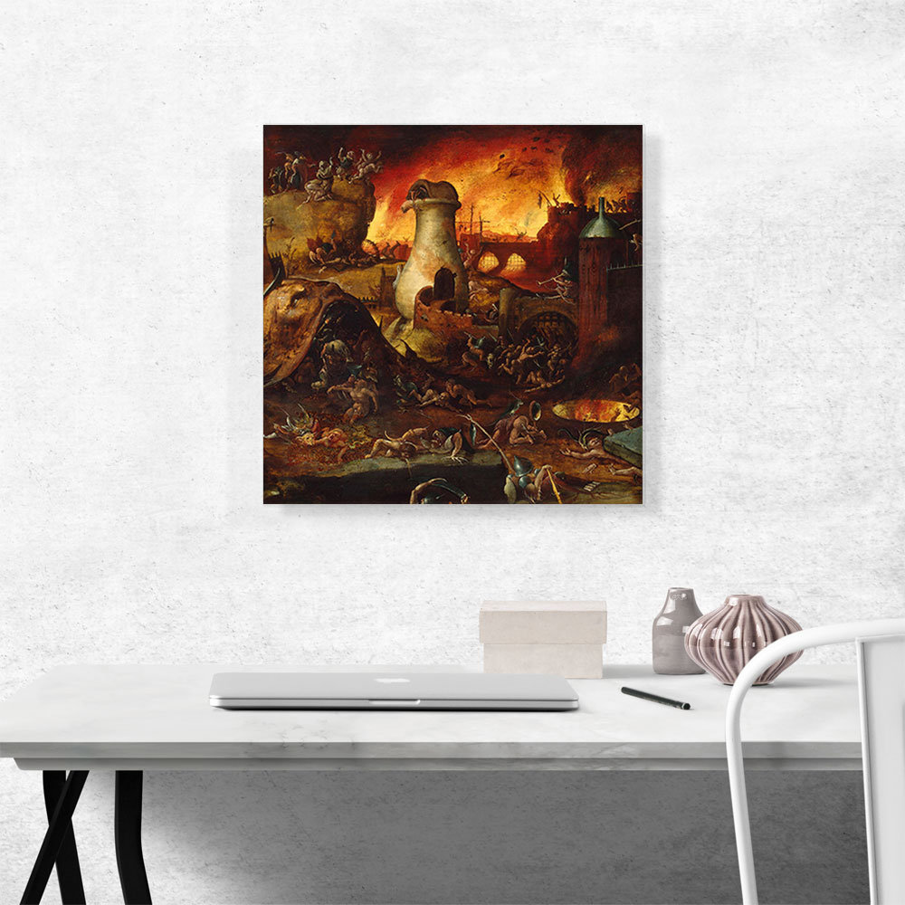 ARTCANVAS Hell by Hieronymus Bosch - Wrapped Canvas Painting | Wayfair