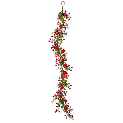The Holiday Aisle® 48'' in. Mixed Assortment Garland & Reviews | Wayfair