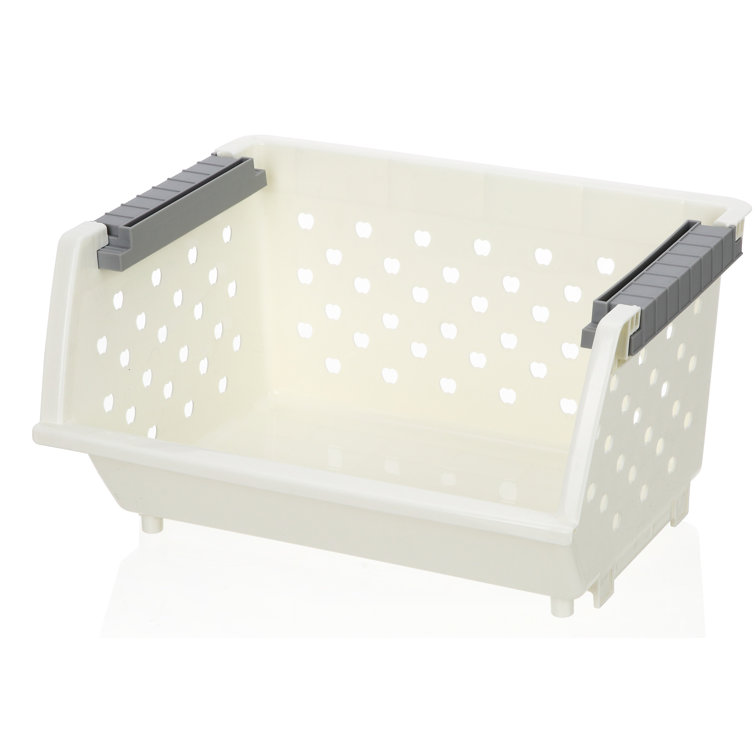 Rebrilliant Storage Stacking Plastic Bin | Wayfair