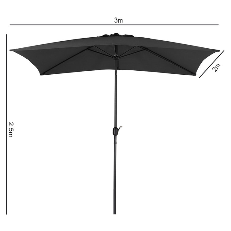 Sol 27 Outdoor 3m Traditional Parasol & Reviews | Wayfair.co.uk