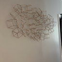 Mercury Row® Abstract and Geometric 3D Square Cubes Wall Décor ...