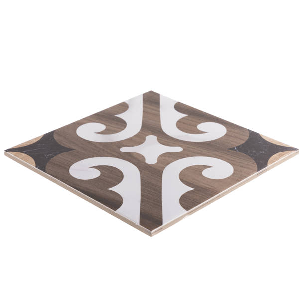 Industry Tile Artwood 8" x 8" Porcelain Wood Look Floor Use Tile ...