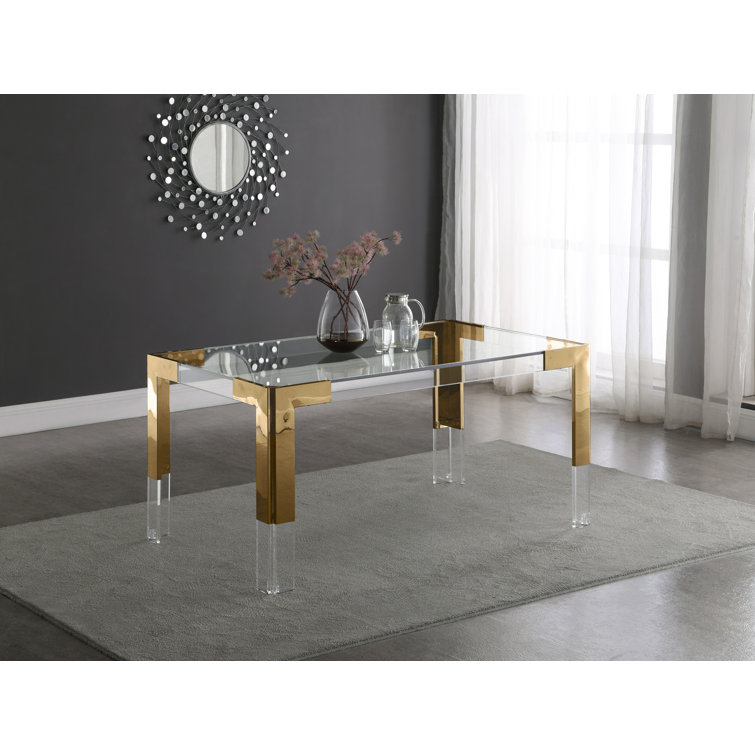Everly Quinn Stoll 60'' Dining Table & Reviews | Wayfair