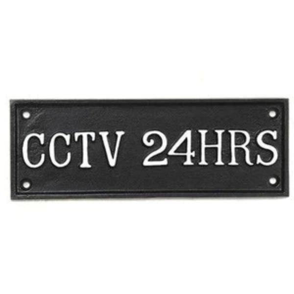 Maturi CCTV 24Hrs Message Sign | Wayfair.co.uk