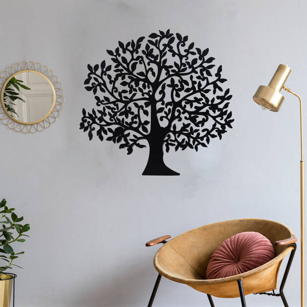 Red Barrel Studio® Linen Trees by Nan - 3 Piece Picture Frame Painting ...