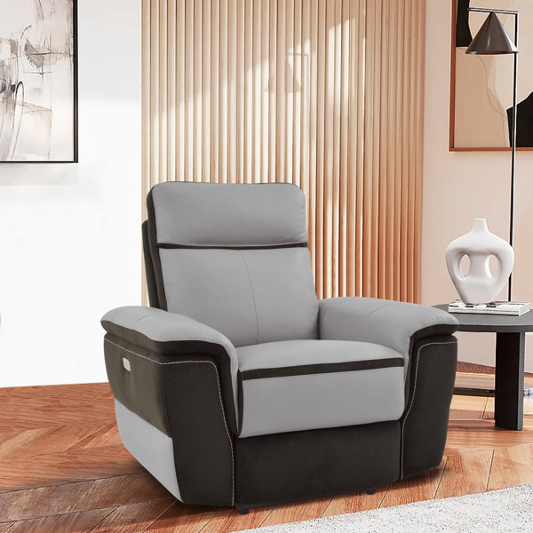 Latitude Run® Ednerd 41.5" Wide Power Wall Hugger Standard Recliner ...