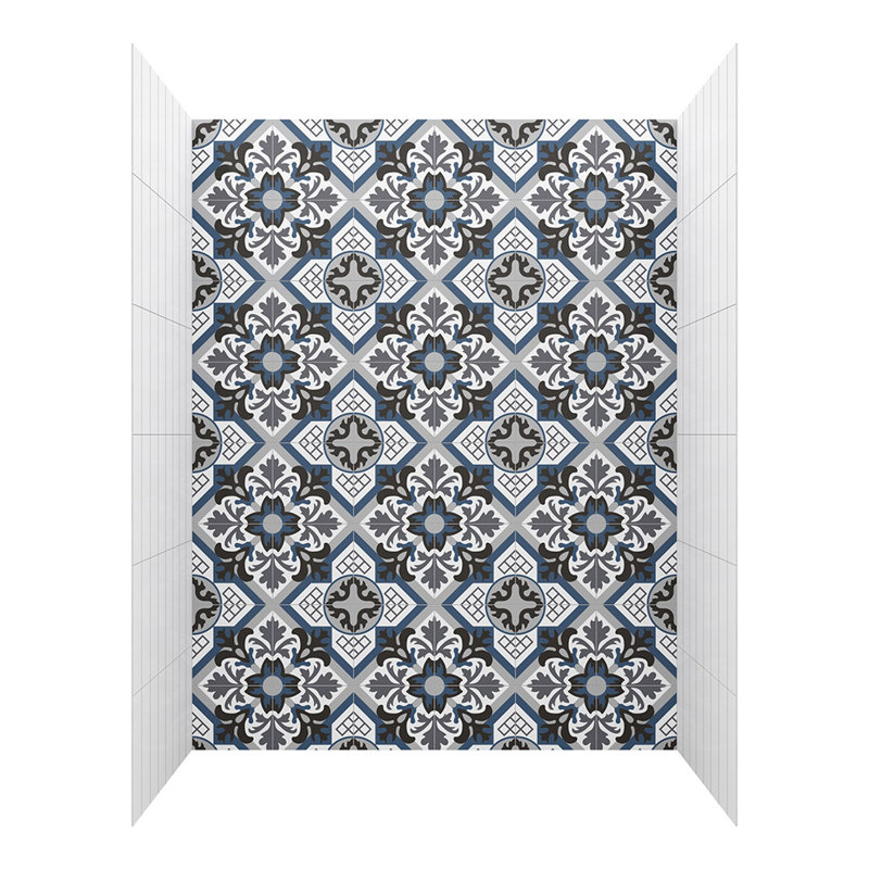 Craft+Main Jetcoat® Encaustic Tile-Look Shower Wall System | Wayfair