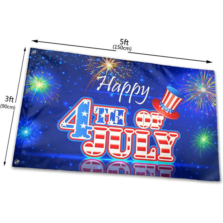 The Holiday Aisle® Gizell 2-Sided Polyester 36 x 60 in. House Flag ...