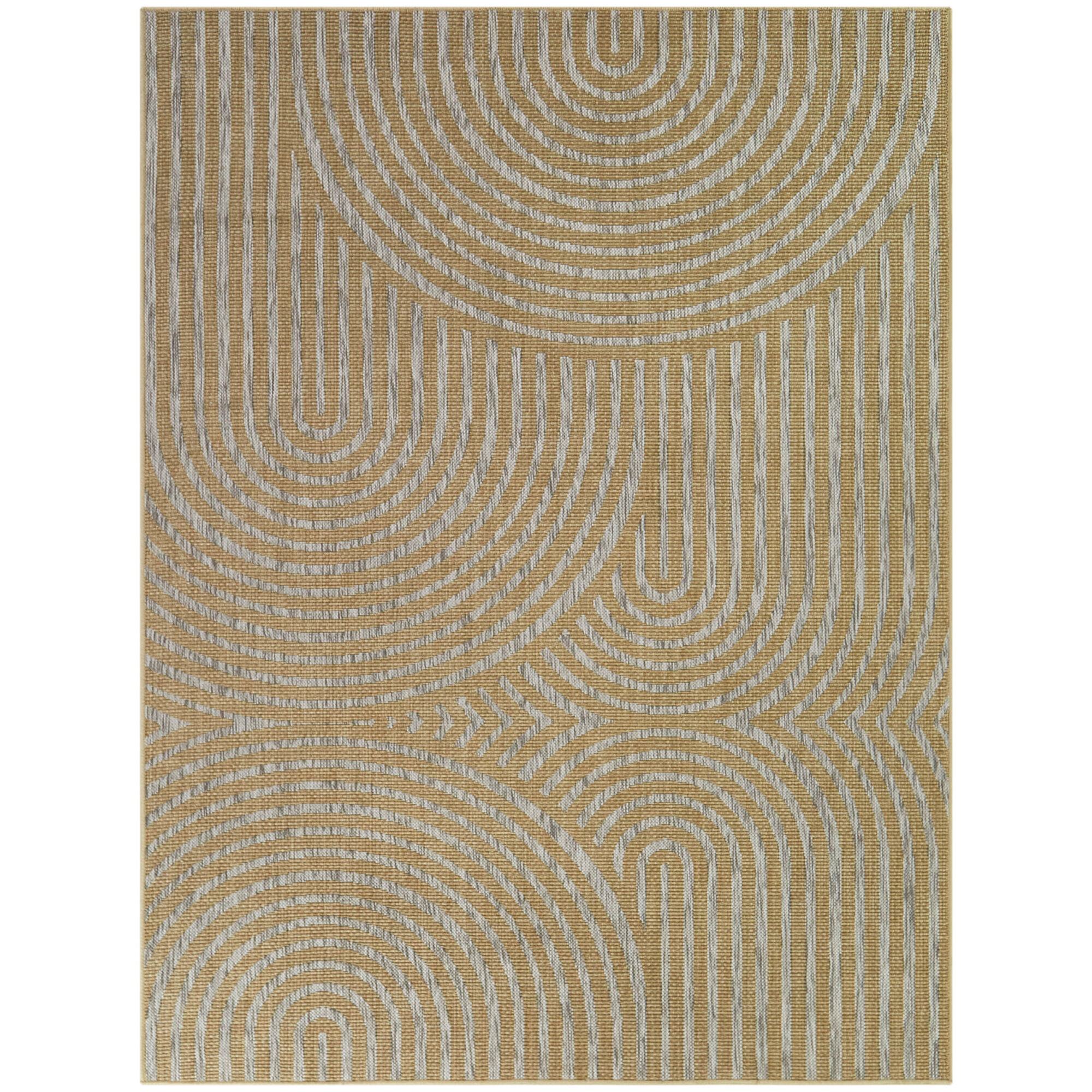 Dakota Fields Aslı Geometric Machine Made Flatweave Polypropylene ...