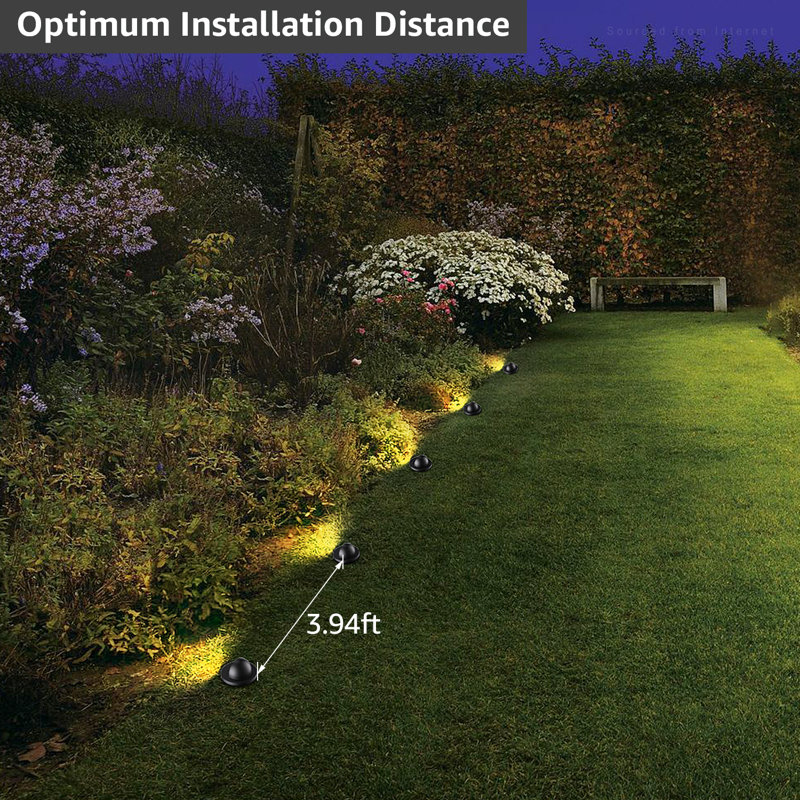 LEONLITE LED In Ground Landscape Lights, Anti-Glare Beacon Top, IP67 ...