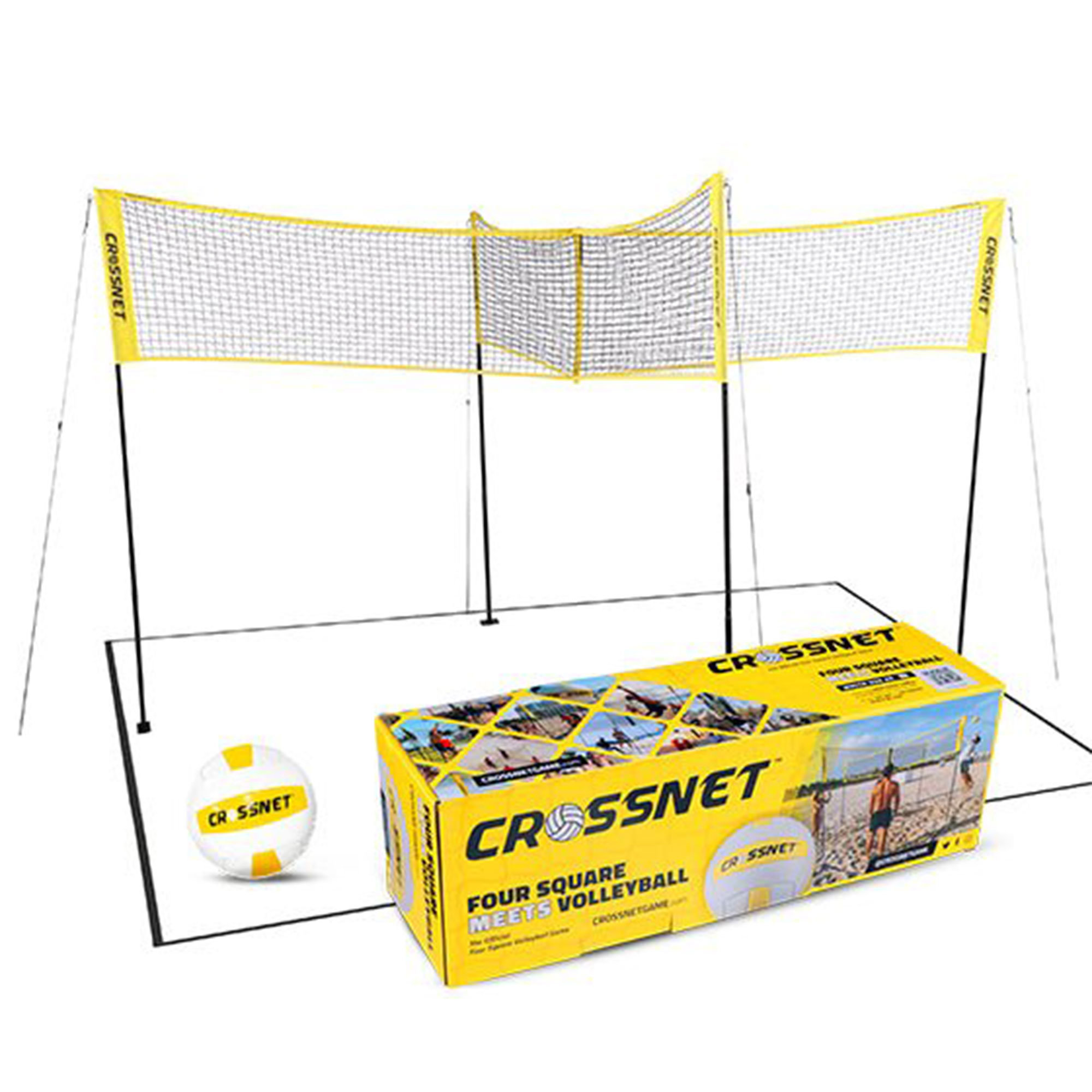 Crossnet Four Square Volleyball with Carrying Case & Reviews | Wayfair