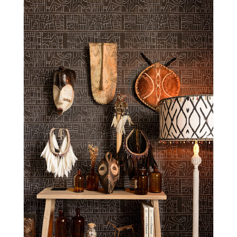 Mind The Gap The Home Of An Eccentric Man Abstract Wallpaper Roll ...