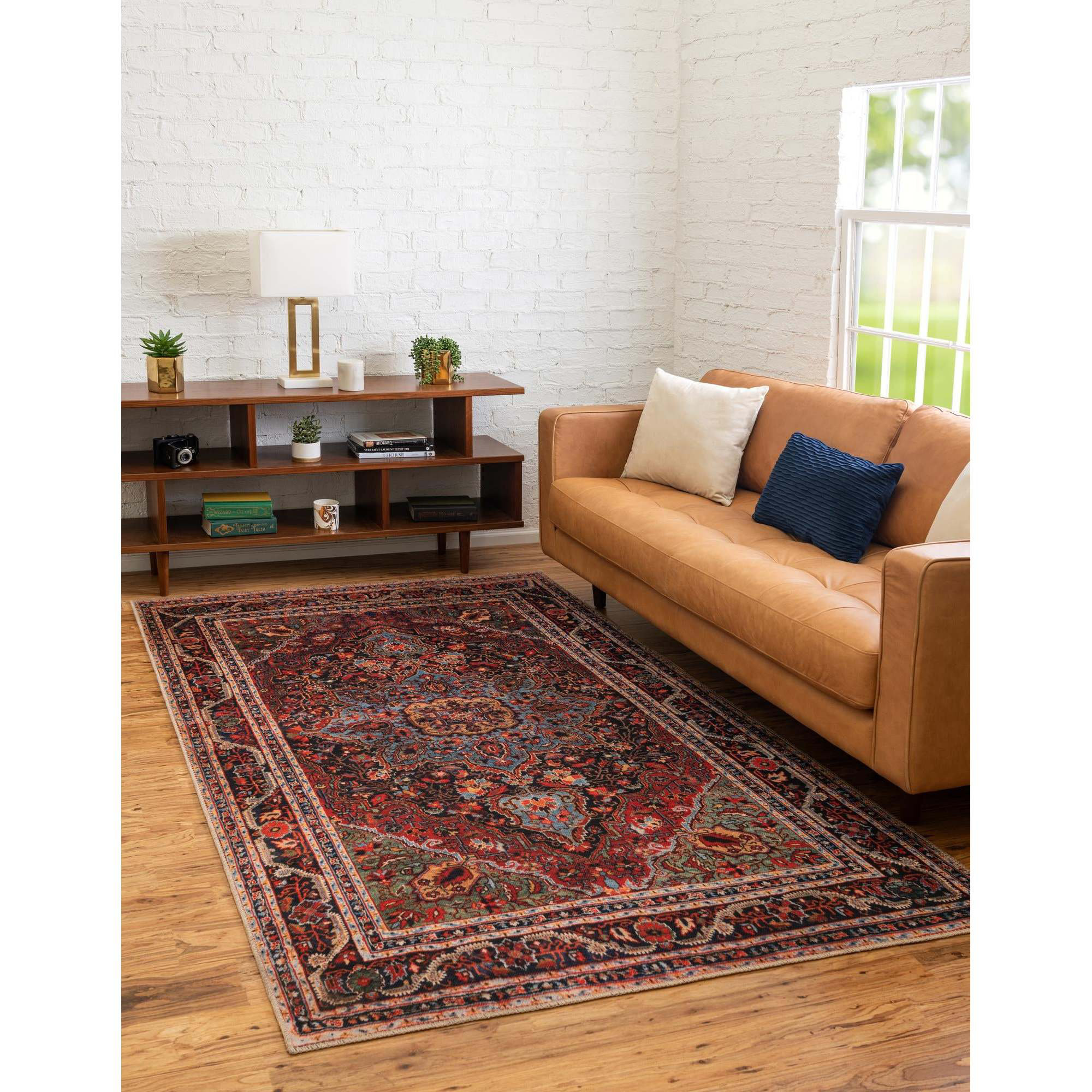 Bungalow Rose Gamero Machine Woven / Power Loomed Chenille Burgundy Rug ...