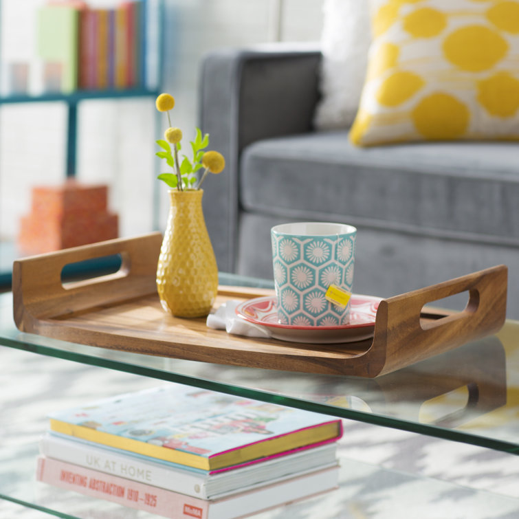 Millwood Pines Sinem Solid Wood Tray & Reviews | Wayfair