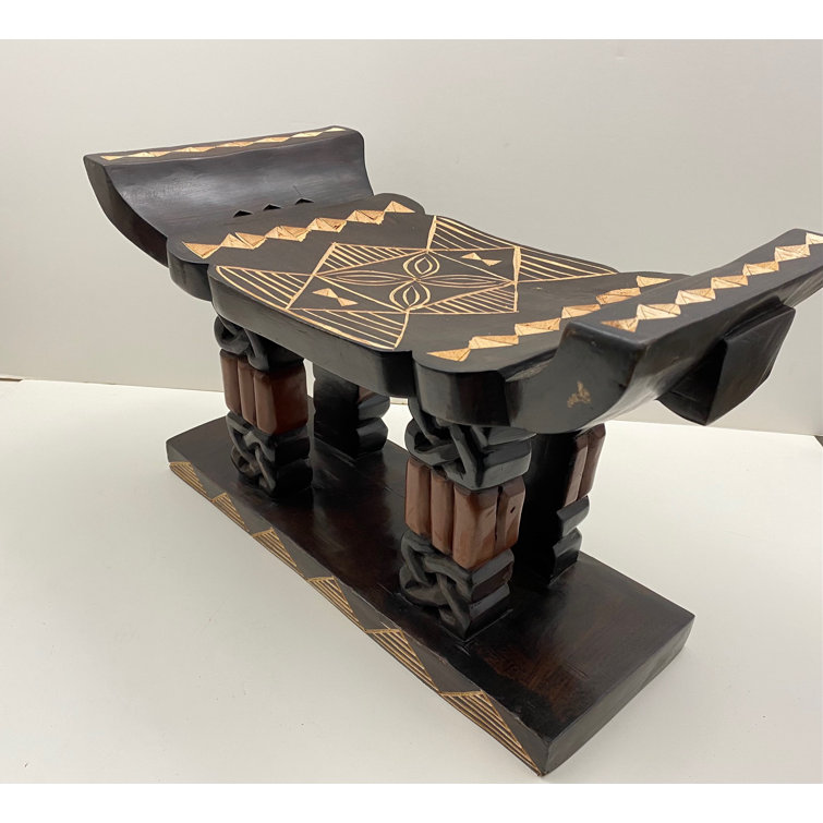 Bungalow Rose Solid Wood Decorative Stool | Wayfair
