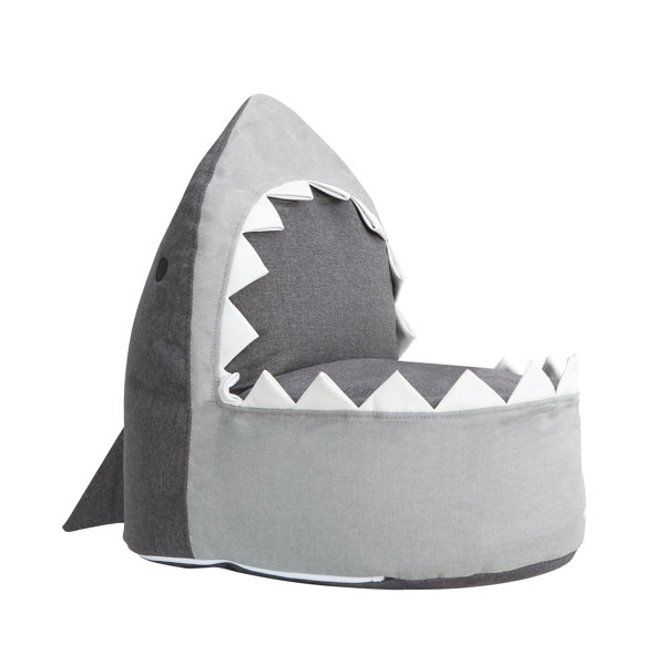 Second Story Home Sharky the Shark Kids Small Bean Bag Chair & Reviews ...