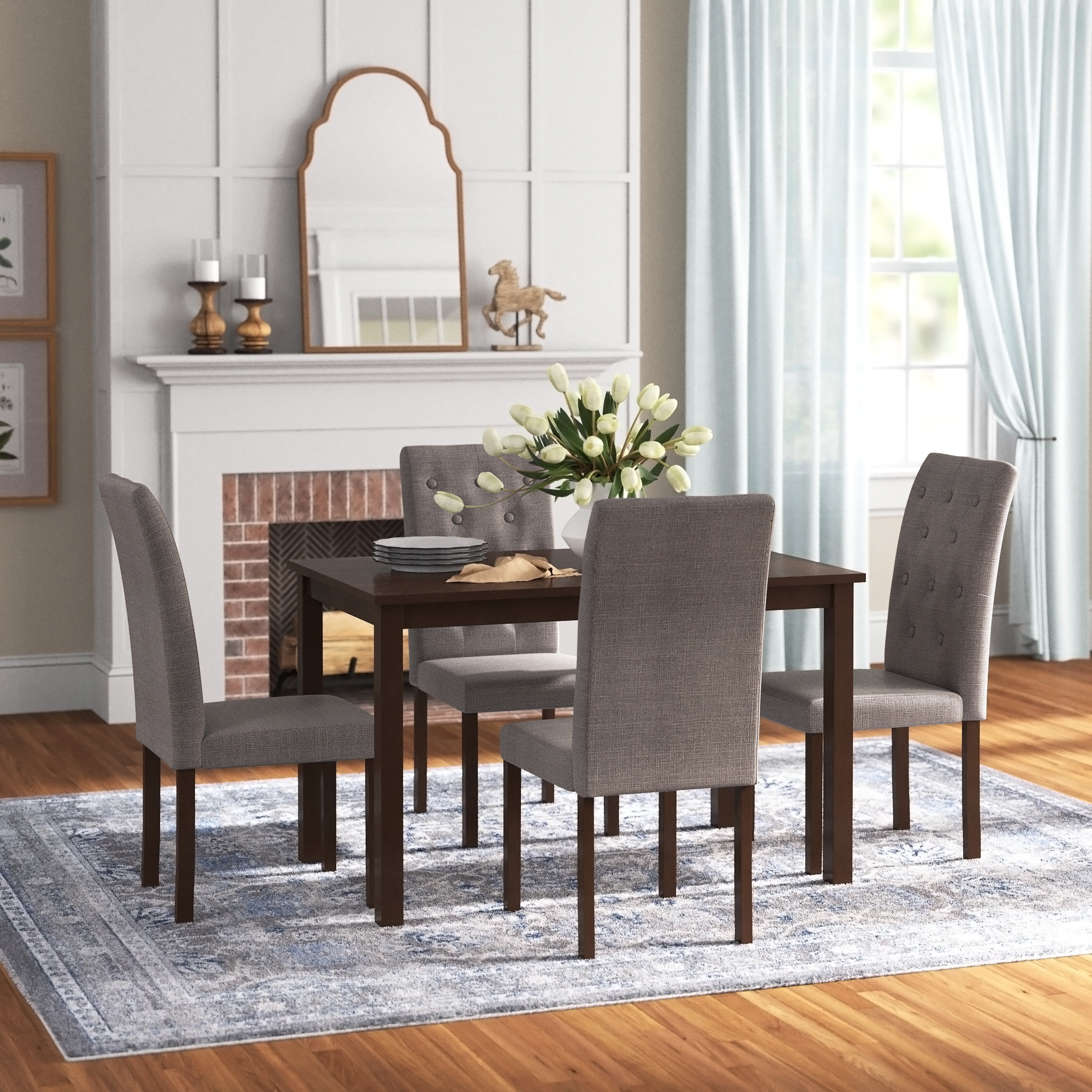 Three Posts™ Alyshia 5 - Piece Dining Set | Wayfair
