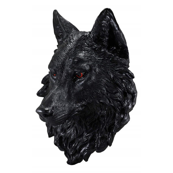 Millwood Pines Underworld Lucian Wolf Head Wall Décor | Wayfair