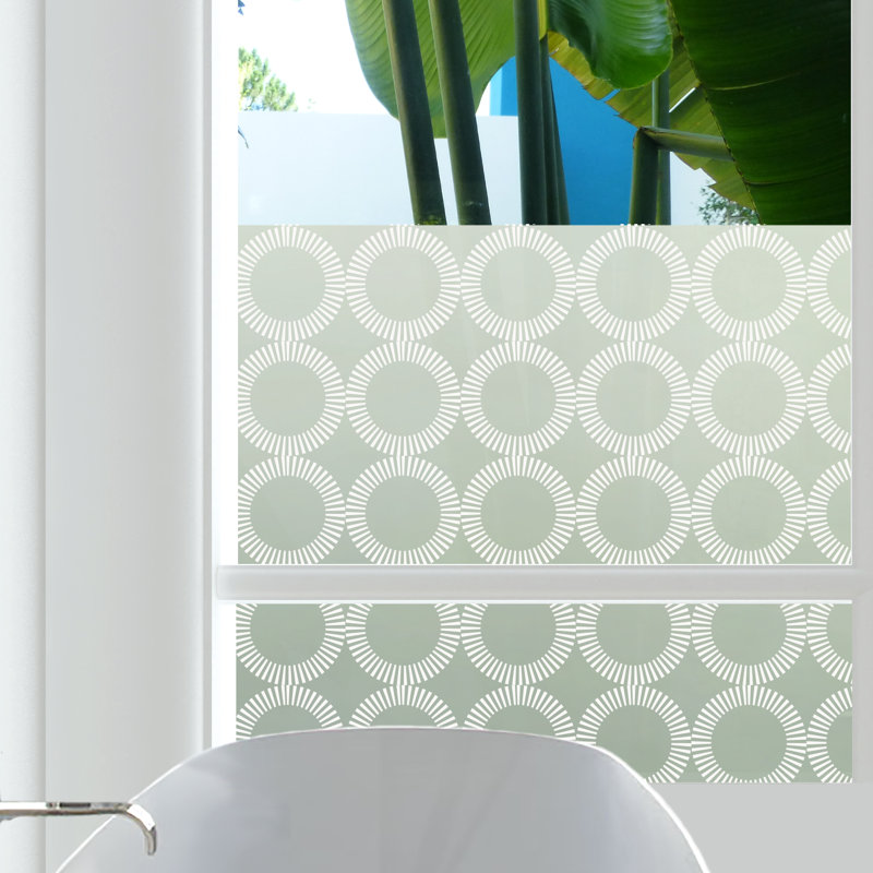 Stick Pretty Radial Privacy Window Film | Wayfair
