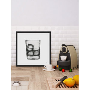 Wade Logan® Bourbon On The Rocks by Eyre Tarney - Picture Frame Print ...