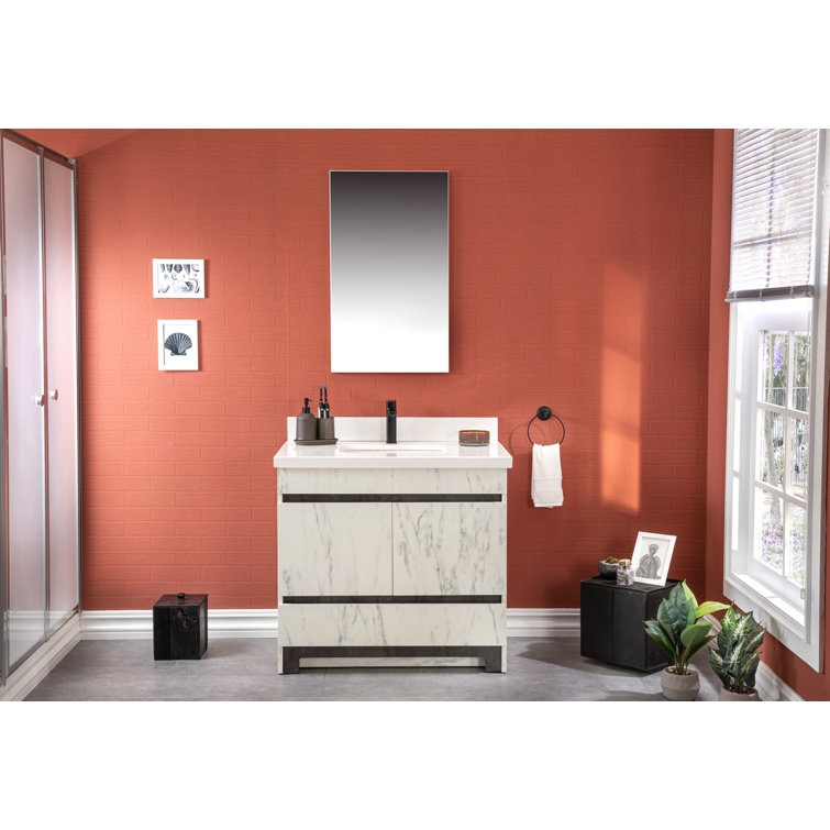 Ivy Bronx Avictor 900mm Free-Standing Single Vanity Unit | Wayfair.co.uk