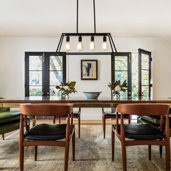 Gracie Oaks Elutheria 4 - Light Kitchen Island Linear Pendant & Reviews ...