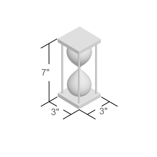 Andover Mills™ Behr Glass 15-Minute Hourglass & Reviews | Wayfair