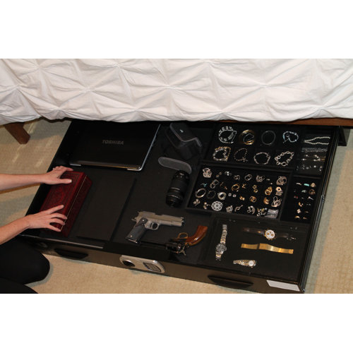 Monster Vault Dual Lock Under Bed Security Safe & Reviews | Wayfair