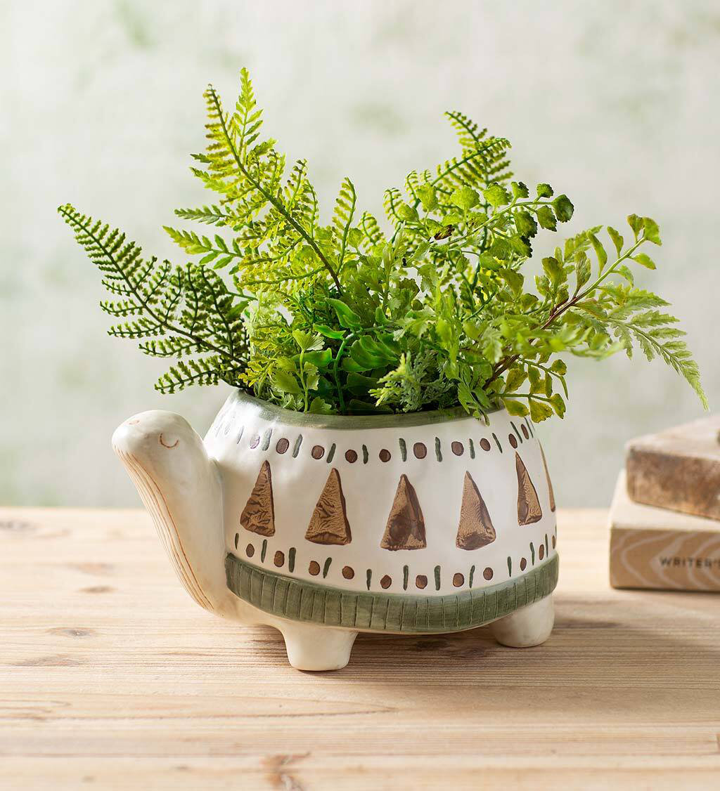 Wind & Weather Turtle Planter/Knick-Knack Holder | Wayfair