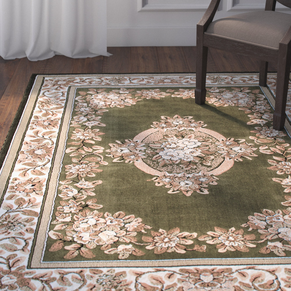 Astoria Grand Arkin High-Quality Woven Floral Printed Drop-Stitch ...