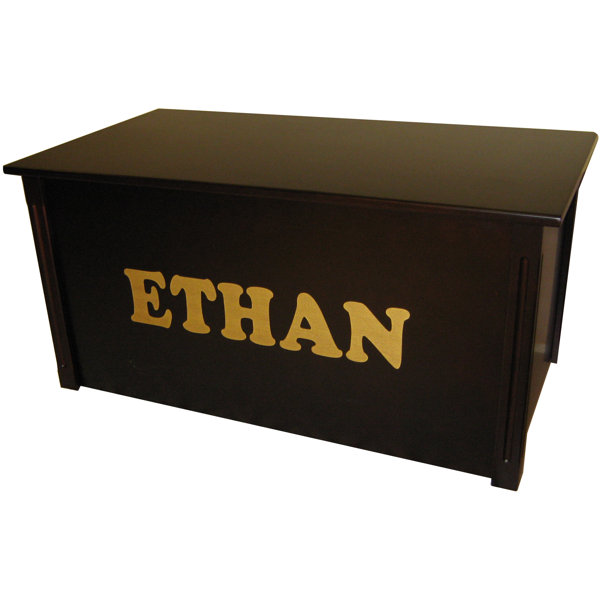 Dream Toy Box Netto Espresso Toy Box With Cookie Font - Wayfair Canada