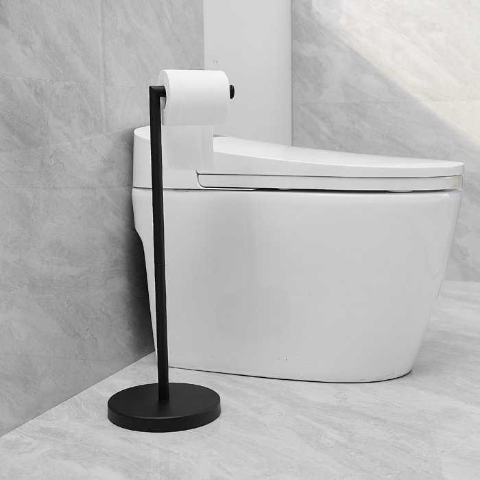 VIBRANTBATH Free Standing Toilet Paper Holder & Reviews | Wayfair