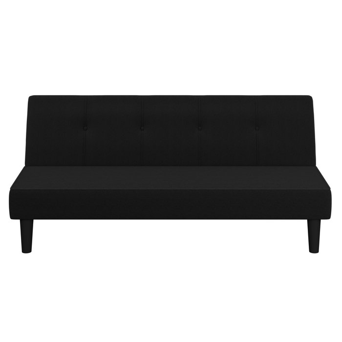 Serta Leonard 66.1" Tufted Convertible Futon Sofa & Reviews | Wayfair