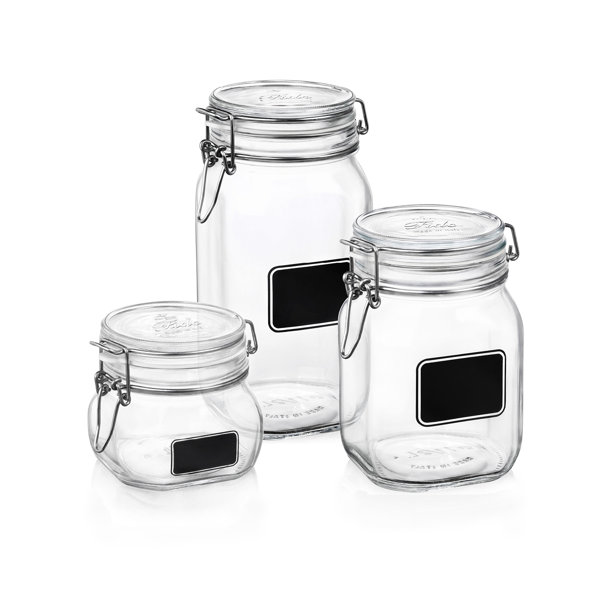 Red Barrel Studio® 3 Piece Storage Jar Set & Reviews | Wayfair