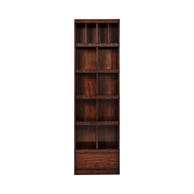 Theodore Alexander Campaign Standard Bookcase with Drawers | Perigold